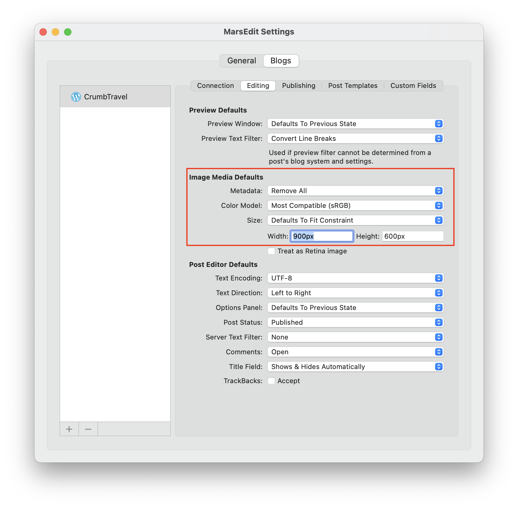 맥 전용 워드프레스 앱 Mars Editor – Shawn