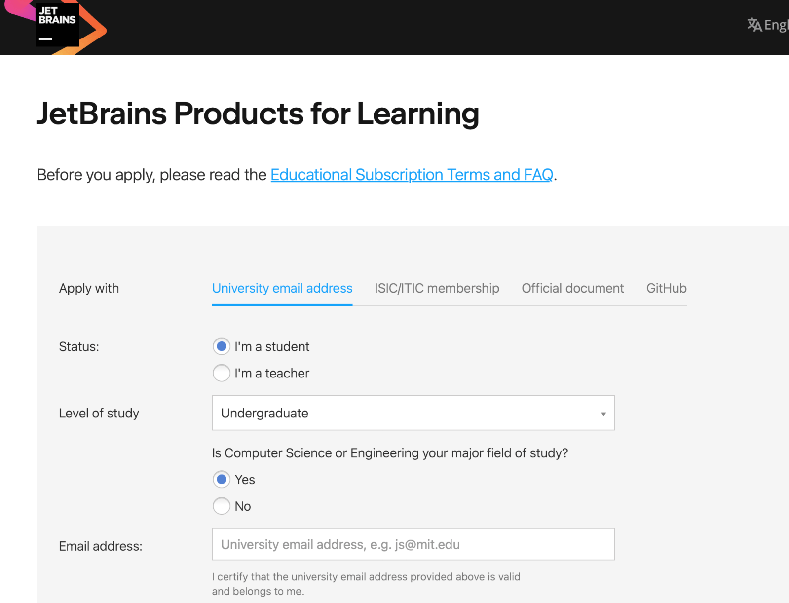 How to get JetBrains Student Edition (Student Pack License)? – Shawn