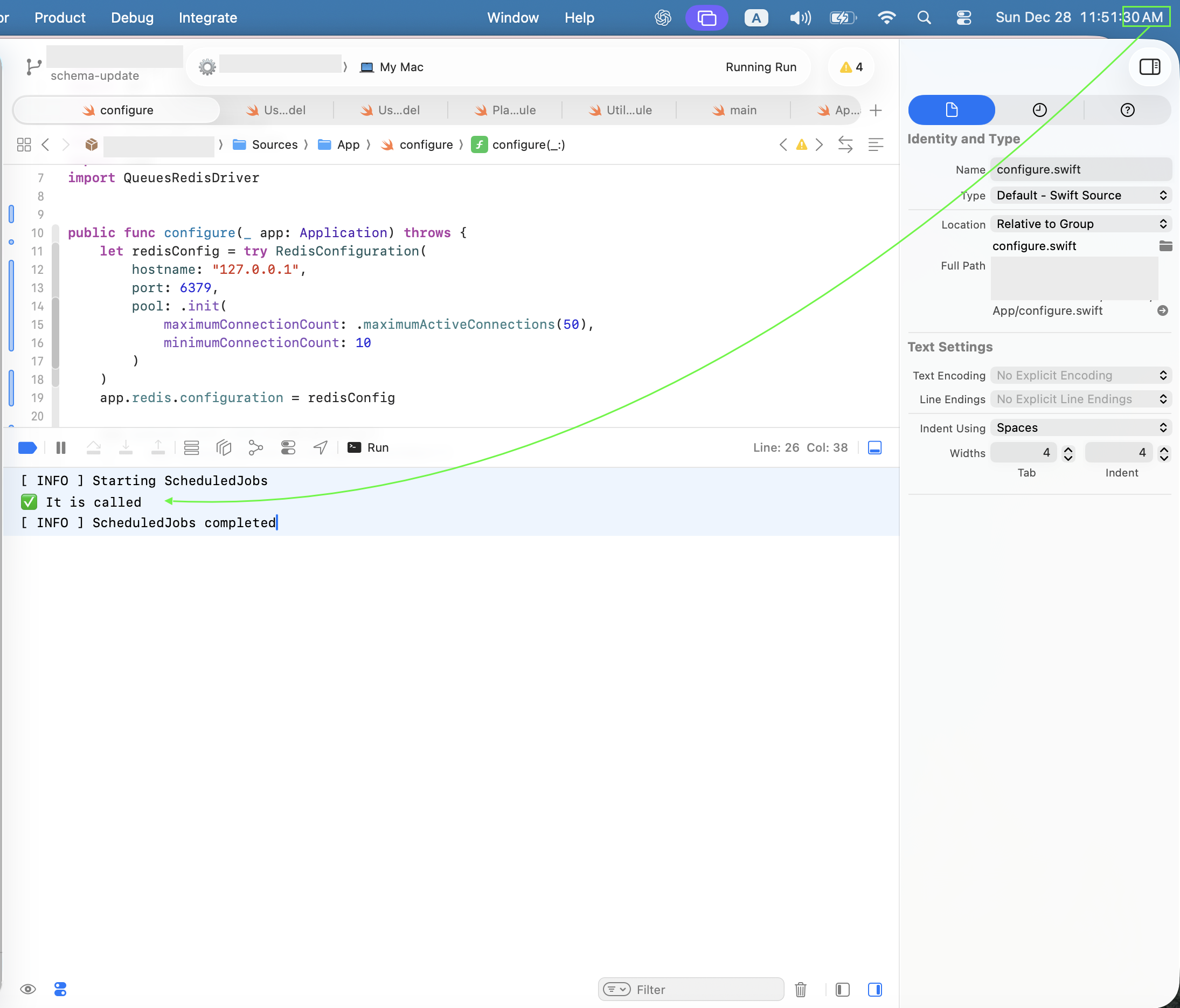 Swift Vapor: How to run a scheduled job – Shawn